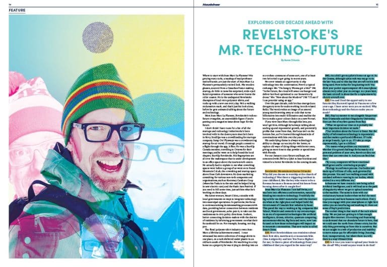 Meet Revelstoke's Mr. Techno-Future – Revelstoke Mountaineer