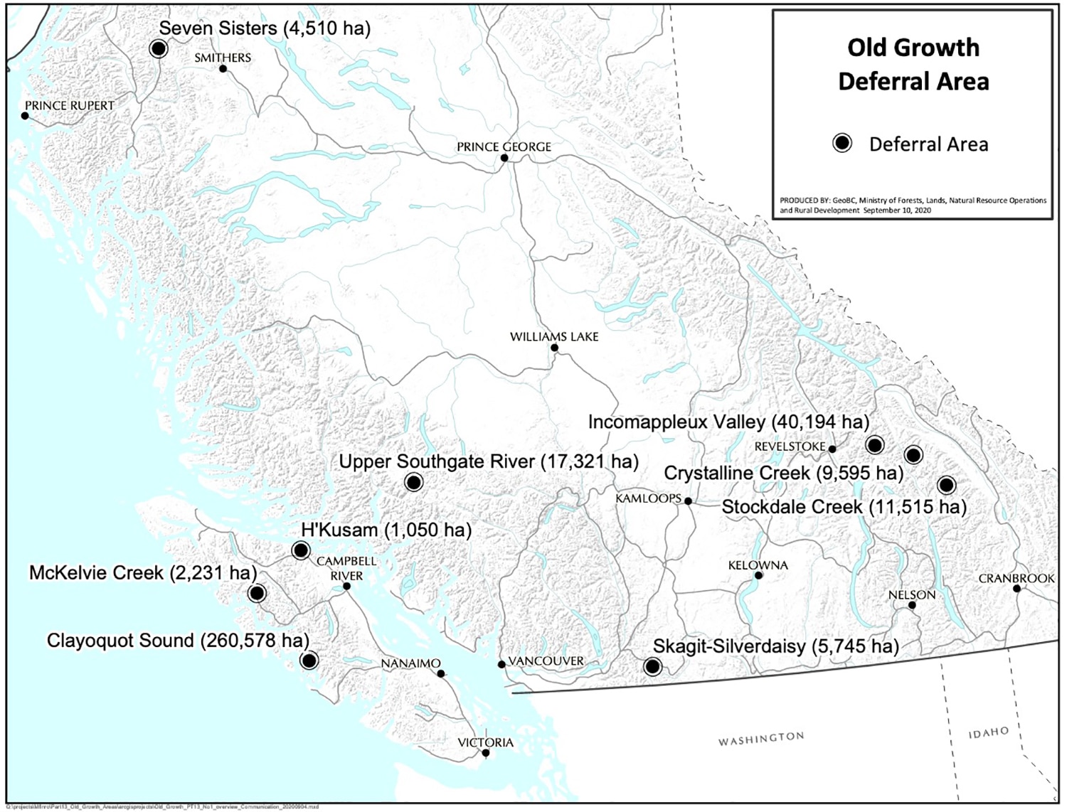 B.C. announces 40,000-hectare Incomappleux Valley harvesting 'deferral ...
