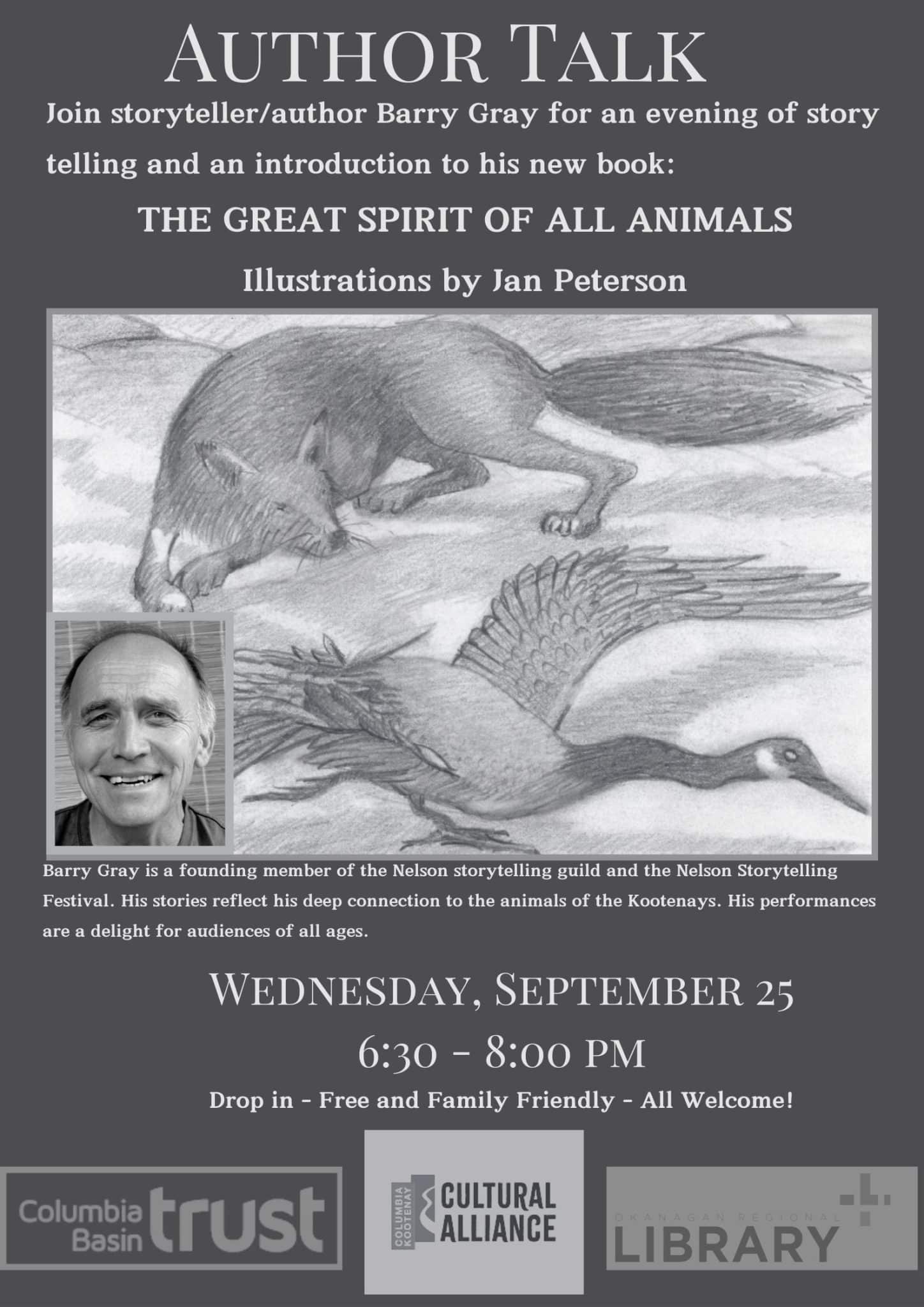 Story Telling - Author Talk: with Barry Gray – Revelstoke Mountaineer