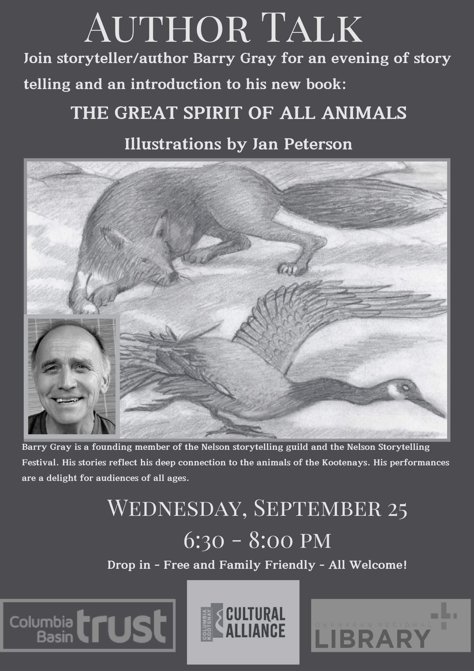 Story Telling - Author Talk: with Barry Gray – Revelstoke Mountaineer